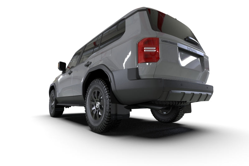 Rally Armor 22-25 Toyota Land Cruiser Black UR Mud Flap Dark Grey Logo ...