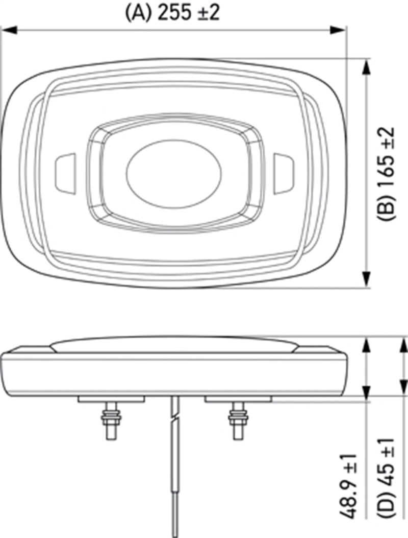 Hella L/Bar Mini 10In Led (Mv Fxd Amber) – Everything Truck Parts